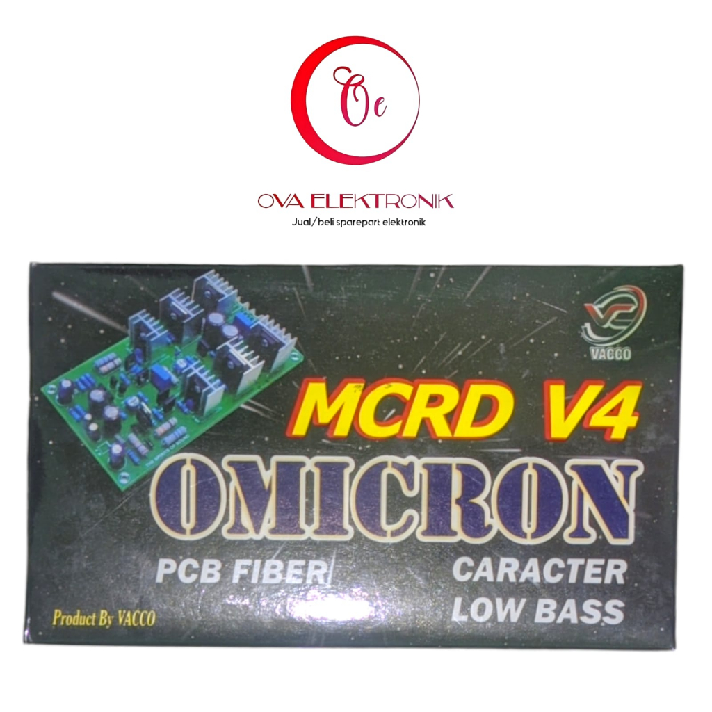 Jual KIT Driver Power Amplifier MCRD V4 OMICRON Character Low Bass ...