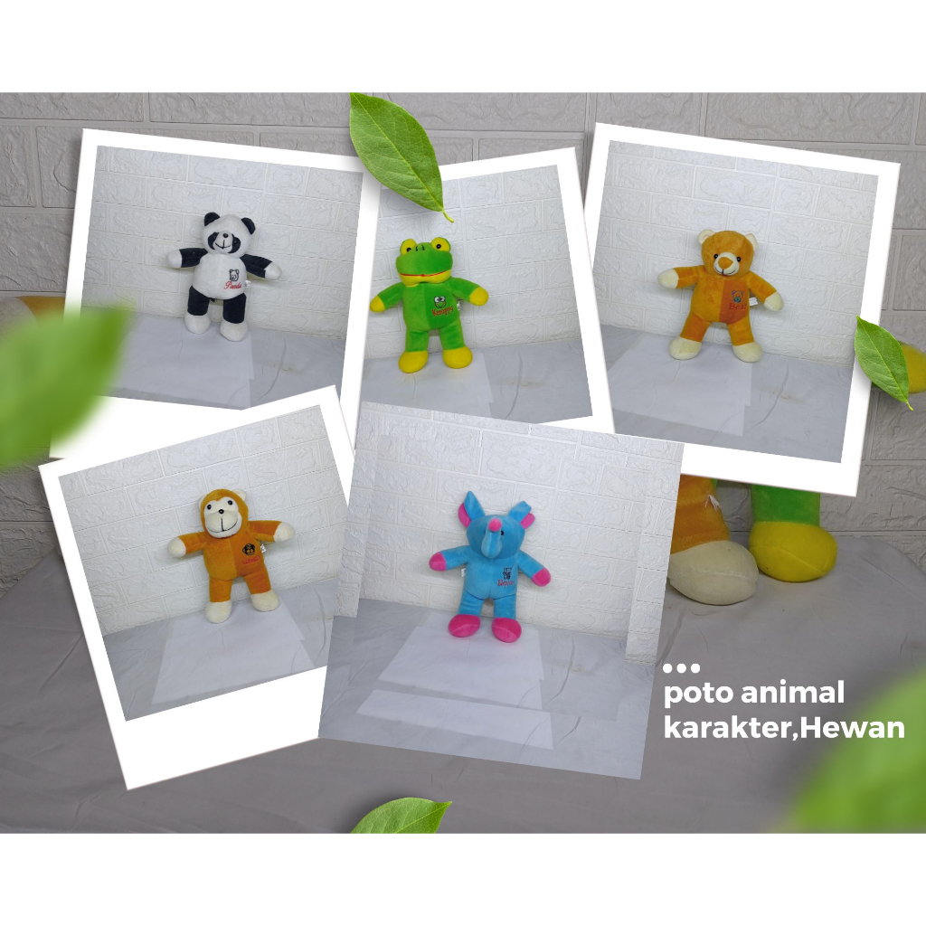 Jual Boneka Mainan Karakter Hewan dengan Bahan Halus dan Berlabel SNI ...