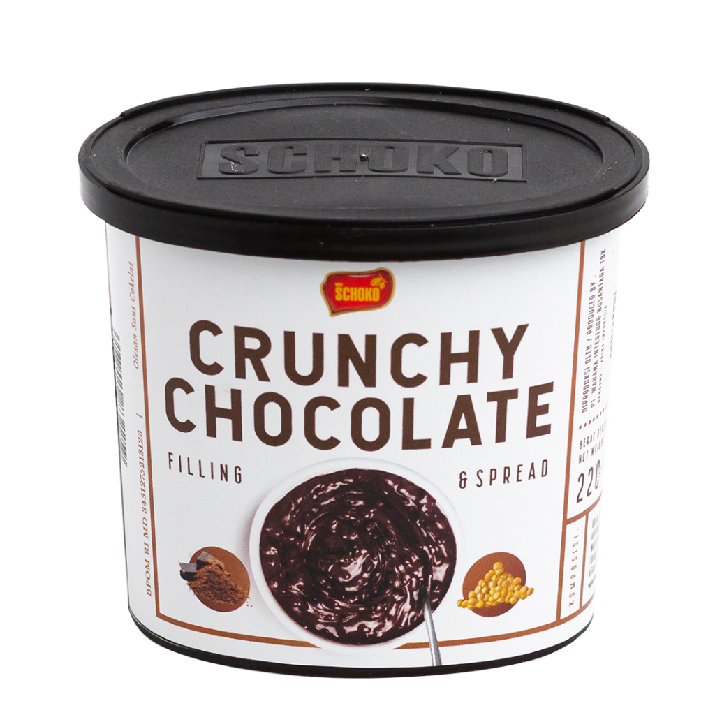 Jual SCHOKO Crunchy Chocolate Filling & Spread - 220 Gr / Selai Coklat ...