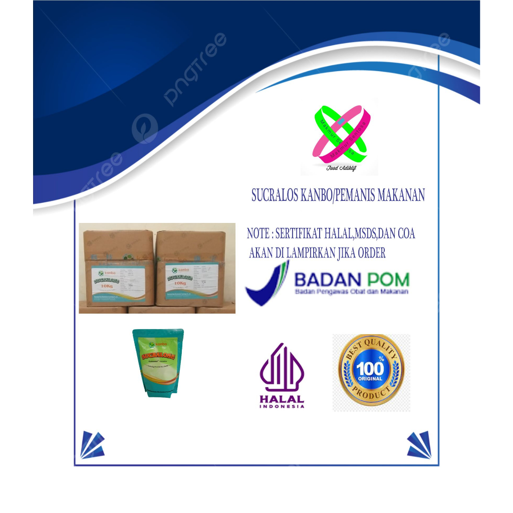 Jual SUCRALOSE/ PEMANIS MAKANAN DAN MINUMAN EX KANBO | Shopee Indonesia