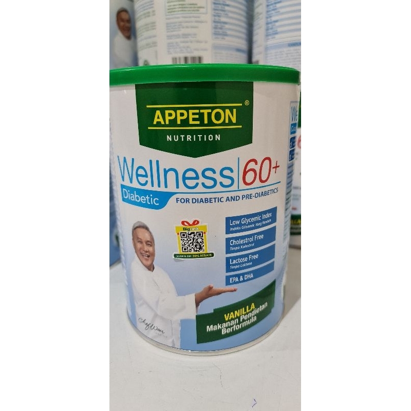 Jual Appeton 60+ diabetic 900gr rasa vanilla | Shopee Indonesia