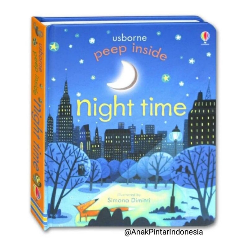 Jual USBORNE PEEP INSIDE NIGHT TIME ( B3-011 ) | Shopee Indonesia