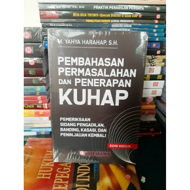 Jual Buku PEMBAHASAN PERMASALAHAN DAN PENERAPAN KUHAP (Prof.Yahya ...