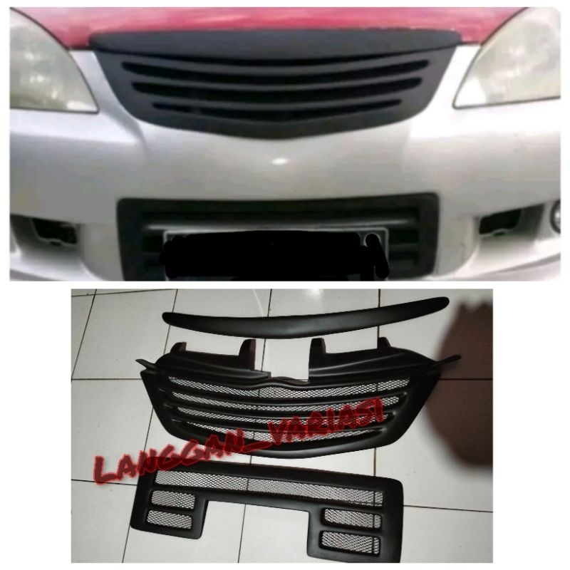 Jual PAKET Grill dan Pengaman radiator Avanza Xenia G/Xi model garis ...
