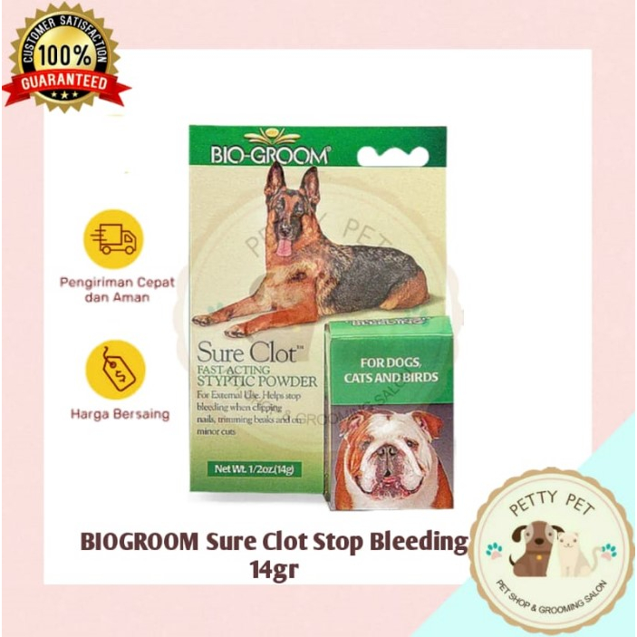 Jual BIOGROOM SURE CLOT STYTIC POWDER 1/2 Oz Stop Bleeding Menghentikan ...