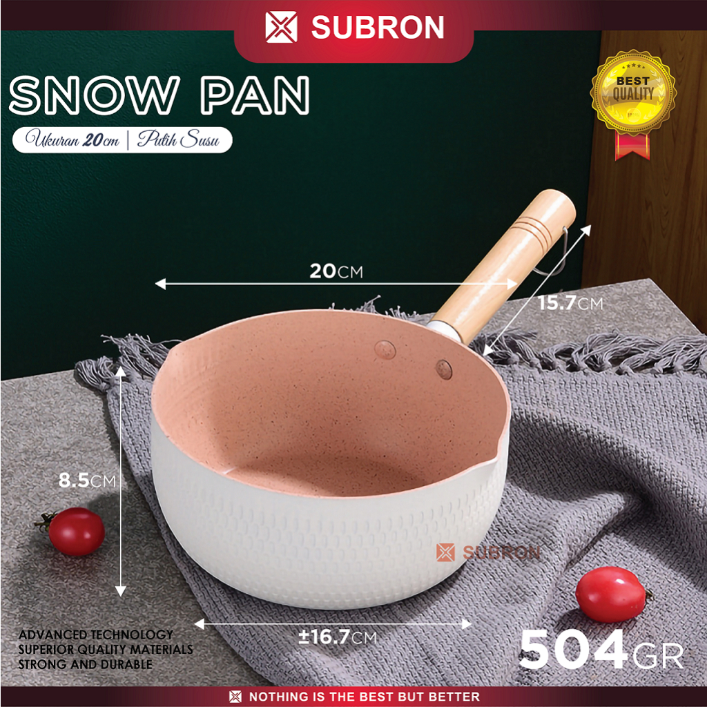 Jual SUBRON Panci Susu Induksi Anti Lengket 18cm 20cm 22cm Milk Pot ...