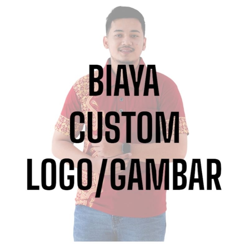 Jual Biaya Custom Tulisan Logo Sablon (Tidak Menerima COD) | Shopee ...