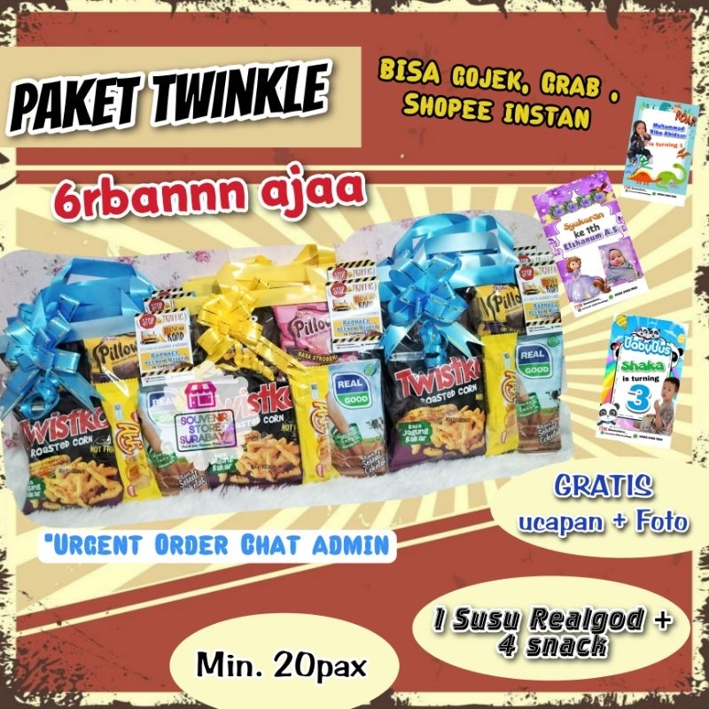 Jual Snack Ulang Tahun MURAH / Mini snack murah SN6 / Snack Ultah ...
