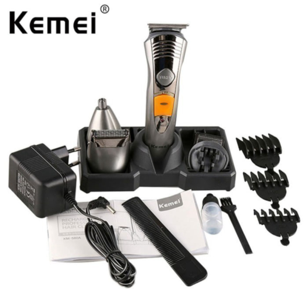 Jual Jual KEMEI KM-580A Rechargeable 7 in 1 Profesioanal Men's Grooming Kit Limited | Shopee ...