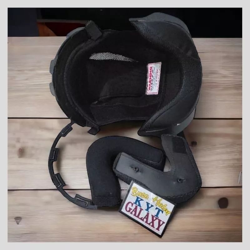 Jual busa helm KYT galaxy slide galaxy forefer full set kepala busa ...