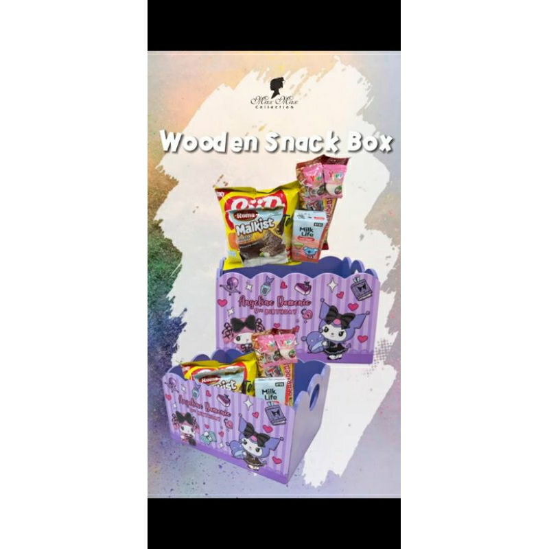 Jual Wooden Snack Box | Tempat Snack Lucu Free Custom Design | Shopee ...