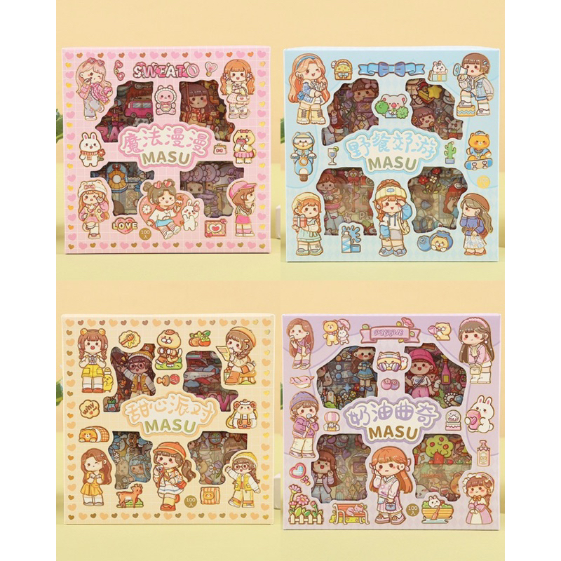 Jual Sticker Masu 100 lembar / Sticker Waterproof / Sticker Anti Air ...