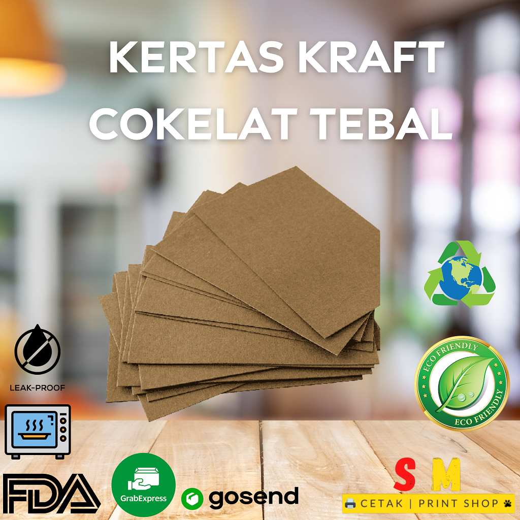 Jual KERTAS KARTON KRAFT 200gsm, 275gsm, & 350 gsm Ukuran PLANO ...