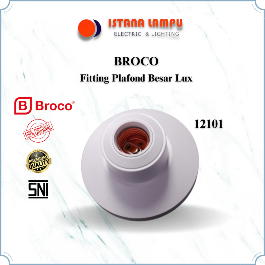 Jual Broco 12101 (B) Fitting Plafond Besar Lux | Shopee Indonesia