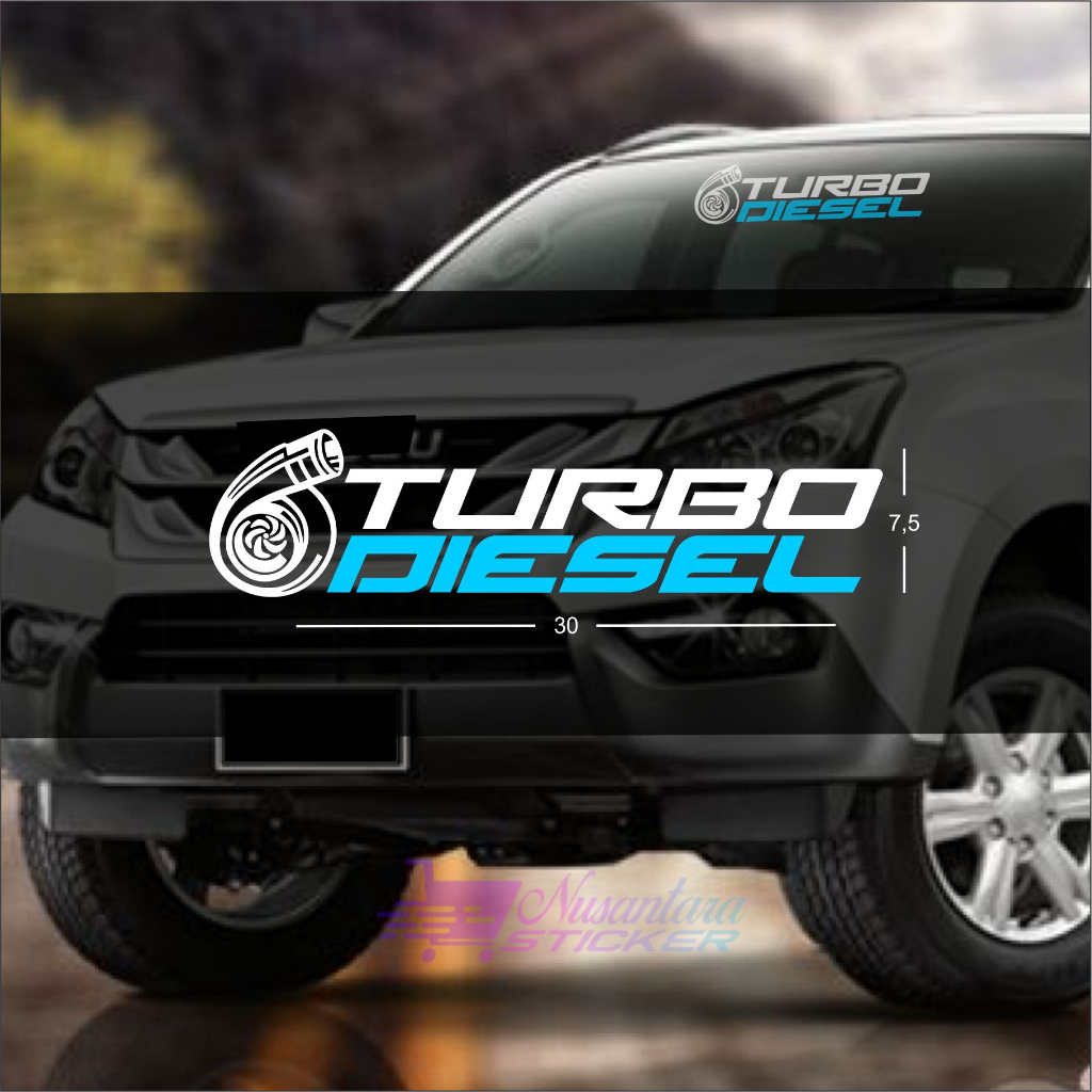 Jual STIKER MOBIL TURBO DIESEL | Shopee Indonesia