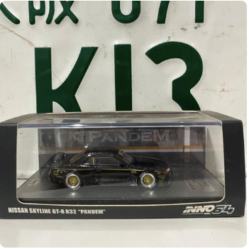 Jual Inno64 Models Inno Nissan Skyline GTR r32 Pandem Black - Inno 1/64 ...
