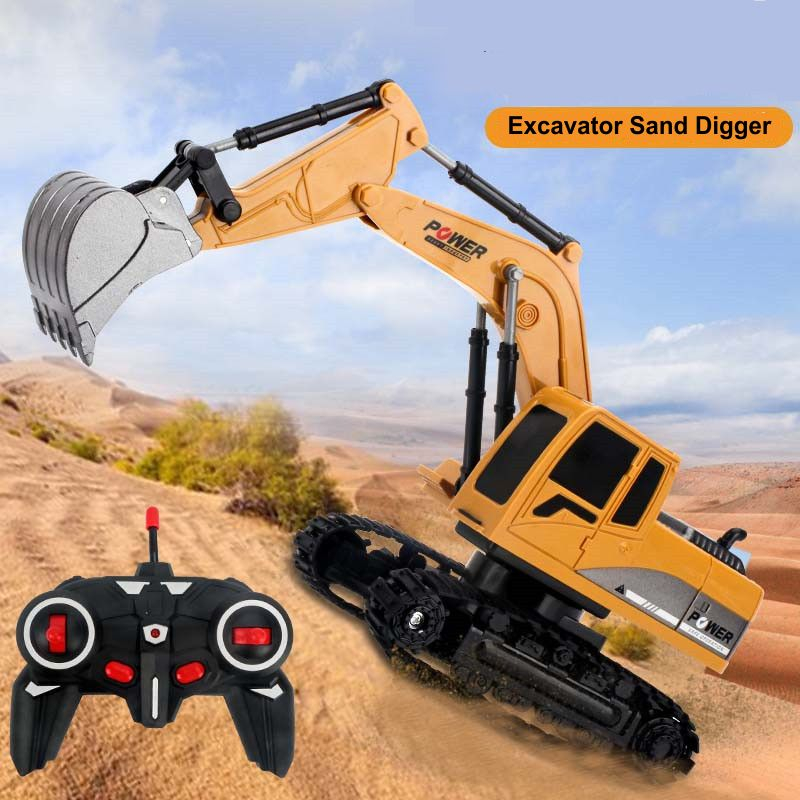 Jual Mainan Bego Excavator Sand Digger with Remote Control | Shopee ...