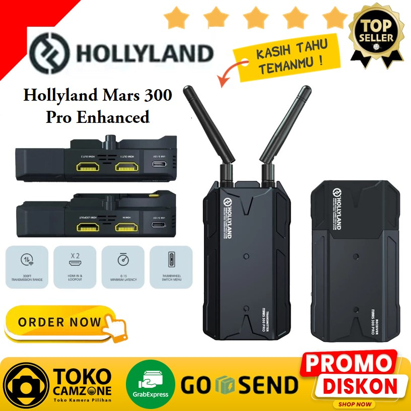 Jual Hollyland Mars 300 Pro Enhanced HDMI Wireless Video Transmitter ...