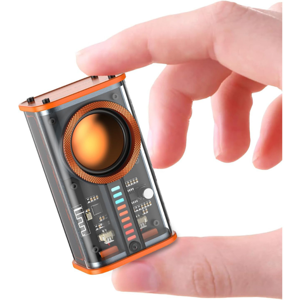 Jual xqxm Portable Bluetooth mecha Mini Bazooka Speaker Transparent ...