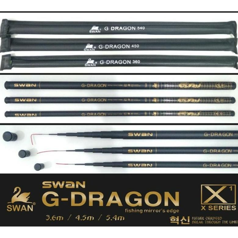 Jual Joran Tegek Swan G Dragon 300 360 450 540 action medium kuat ...