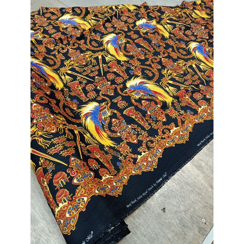 Jual kain batik papua semi sutra bahan batik papua meteran kain batik ...