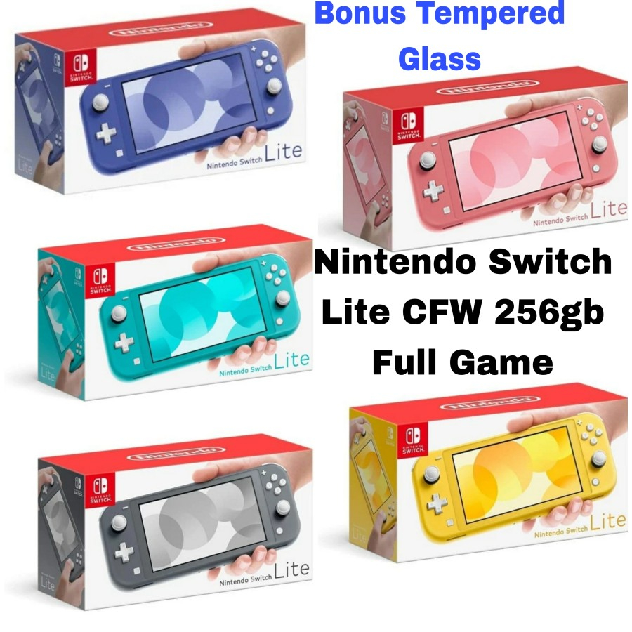 Jual Nintendo Switch Lite Console CFW 256GB Full Game | Shopee Indonesia