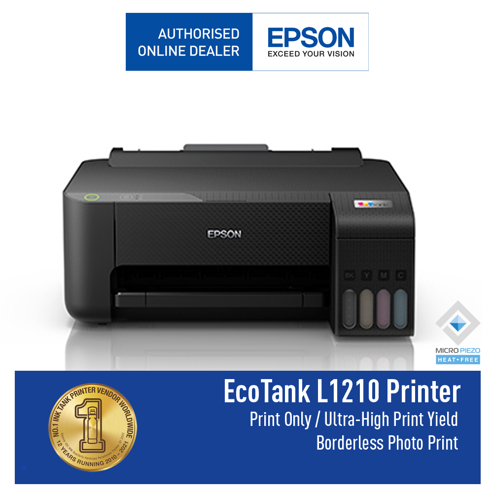 Jual Epson EcoTank L1210 A4 Ink Tank Printer Only Print | Shopee Indonesia