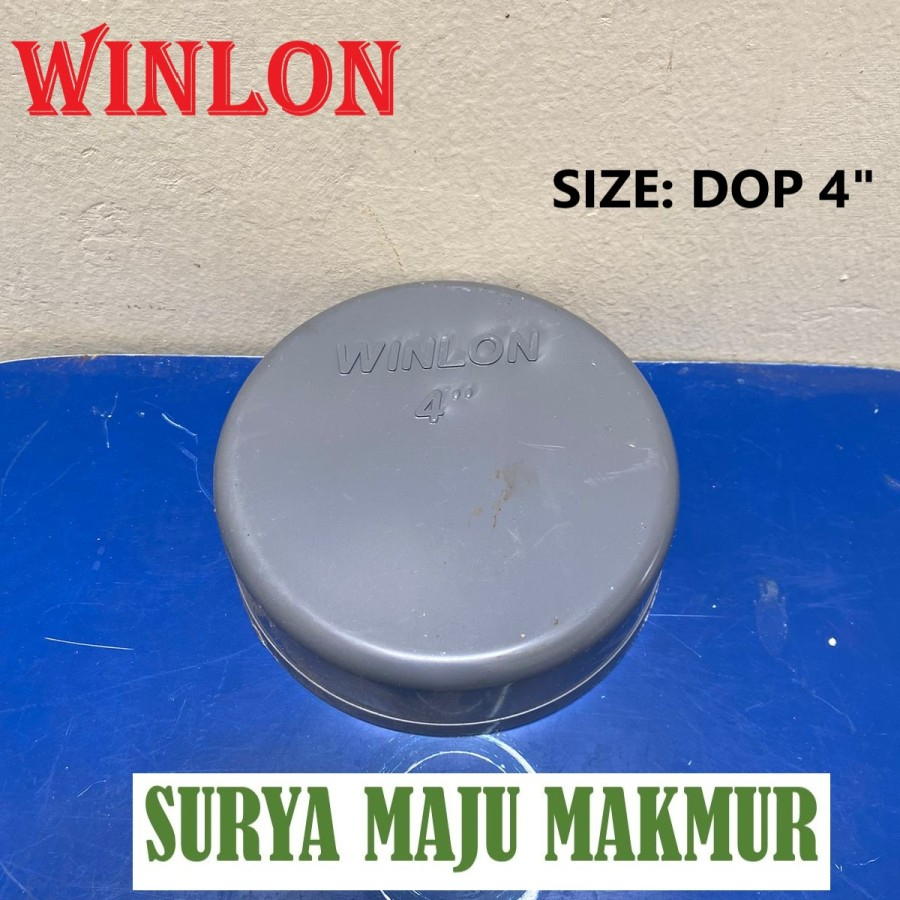 Jual END CAP WILON PVC 4" 5" 6" INCH DOP WINLON TUTUP POLOS DOP PLUG PIPA | Shopee Indonesia