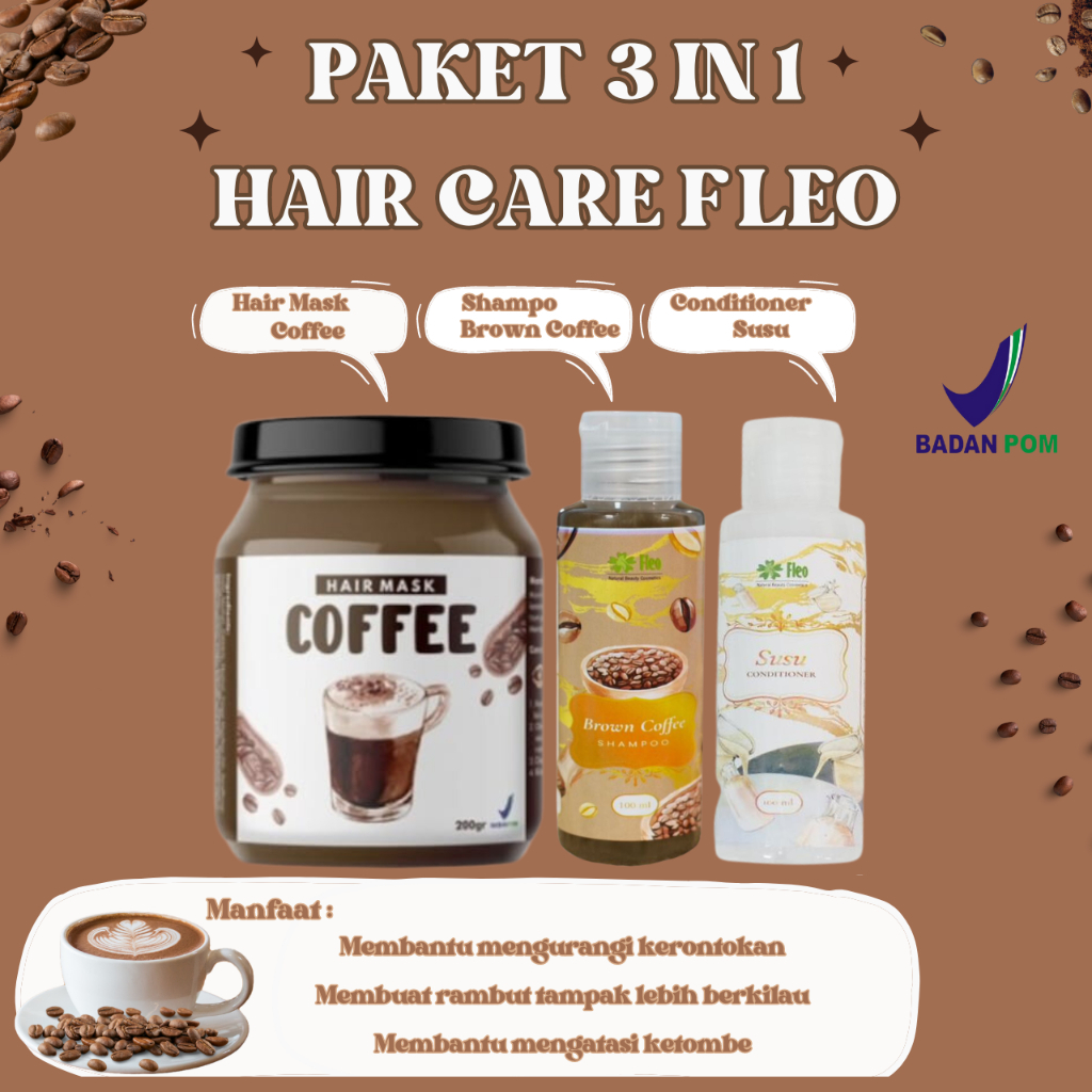 Jual BB - [BPOM] Paket Hair Care 3in1 Fleo / Paket Hair Mask Fleo 3in1 / Hampers Hair Mask 3in1 ...