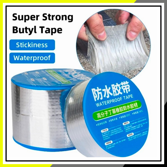 Jual Lakban Anti Bocor Aluminium Foil Waterproof Tape 5cmx5m | Shopee Indonesia