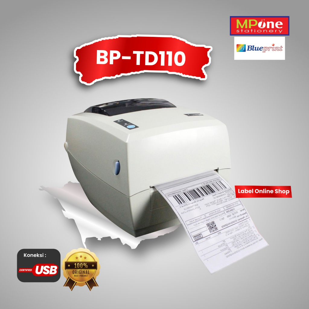 Jual Printer Barcode Thermal / Printer Barcode Thermal Label Resi A6 ...