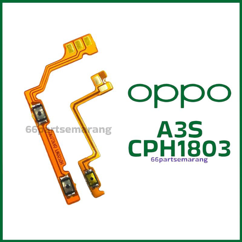 Jual Flexibel Flexible Power On Off Volume Oppo A3S CPH1853/CPH1803/ Realme C1/2 New | Shopee ...