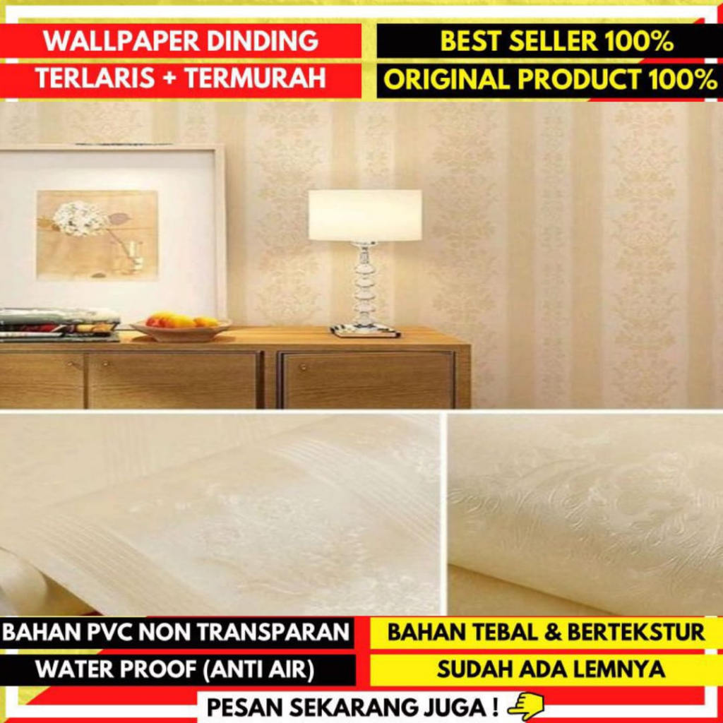 Jual Wallpaper dinding kamar tidur stiker dinding kamar tidur sticker ...
