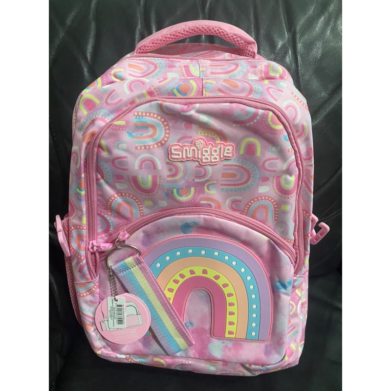 Jual Smiggle Backpack Kids Pink Rainbow / Tas Ransel Anak Sekolah ...