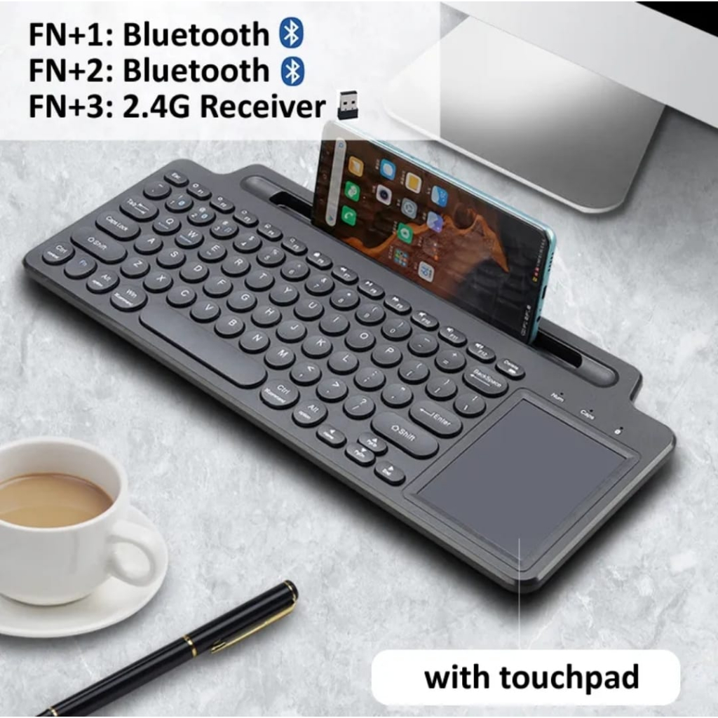 Jual Keyboard Universal Dock Smartphone 3 Way Multi Device MLD 569 ...