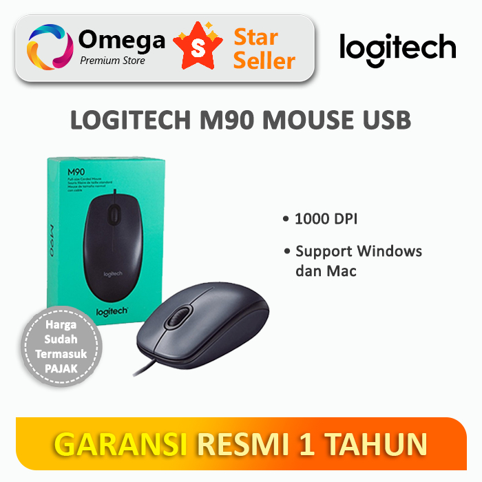 Jual Logitech Mouse USB M90 | Shopee Indonesia