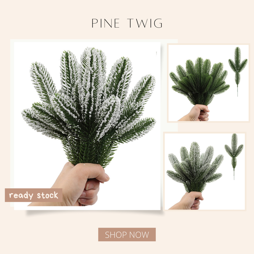 Jual PINE TWIG HIASAN NATAL Cabang Daun Cemara Pinus Jarum Palsu ...