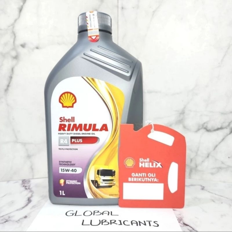 Jual ALL NEW! Shell Rimula R4 PLUS/ R4X 15W-40 1 Liter (Oli Mesin ...