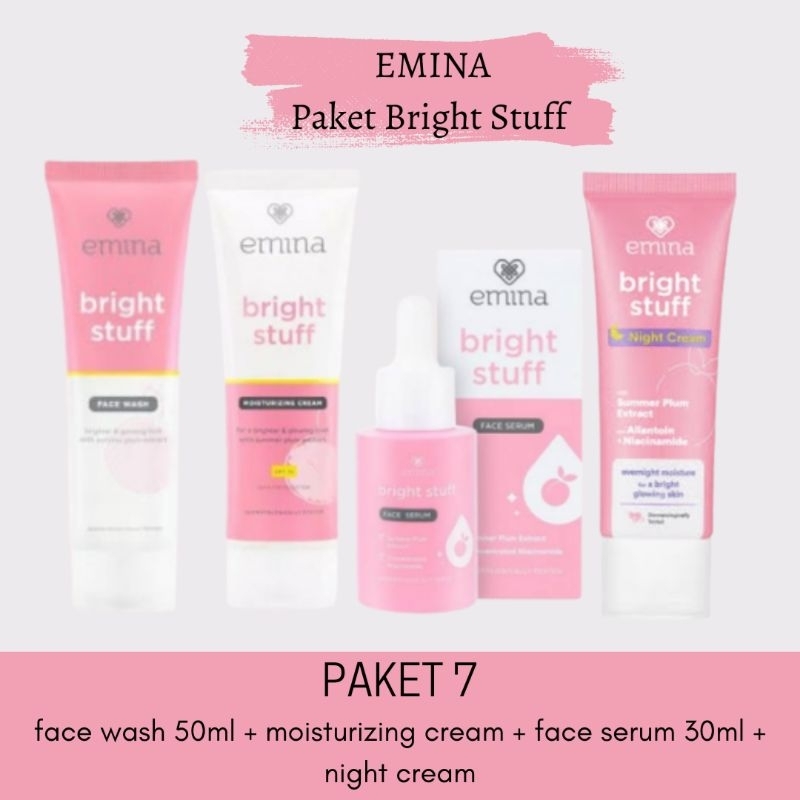 Jual Emina Bright Stuff Paket Lengkap Murah | Emina Paket Lengkap ...
