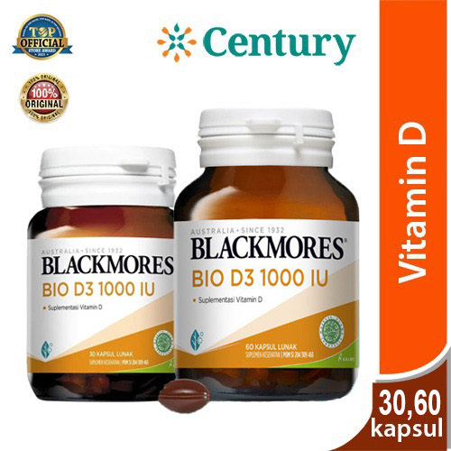 Jual Blackmores Vitamin BIO D3 Clear 1000 IU 60 Kapsul & BIO D3 Clear ...