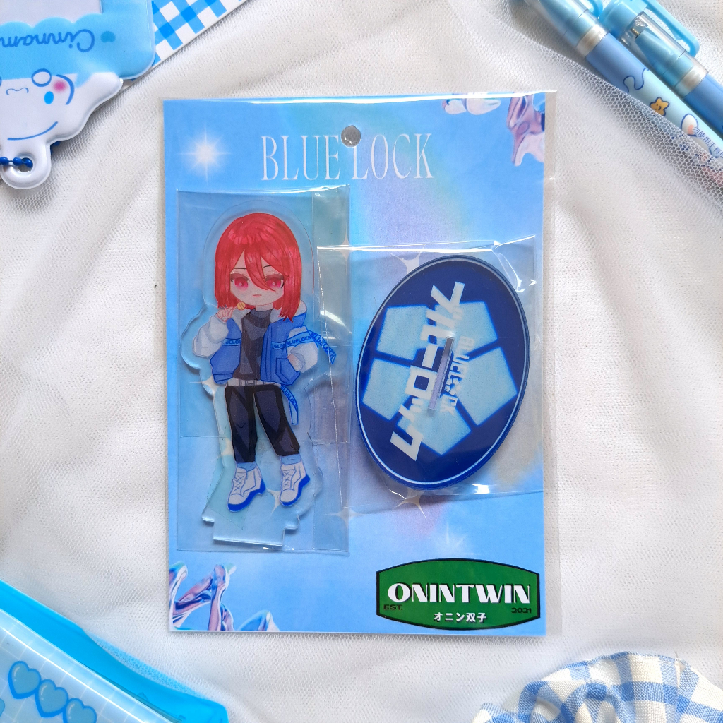 Jual BLUELOCK Chibi Acrylic Action Stand Figure Anime Fan art by ...