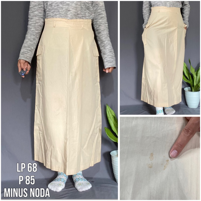 Jual ( R ) SKRIT / ROK PANJANG / ROK KATUN PANJANG / ROK 3/4 KEKINIAN ...