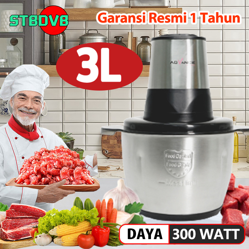Jual Chopper Mitochiba Mini Food Chopper Processor 3L Saklar 2 ...