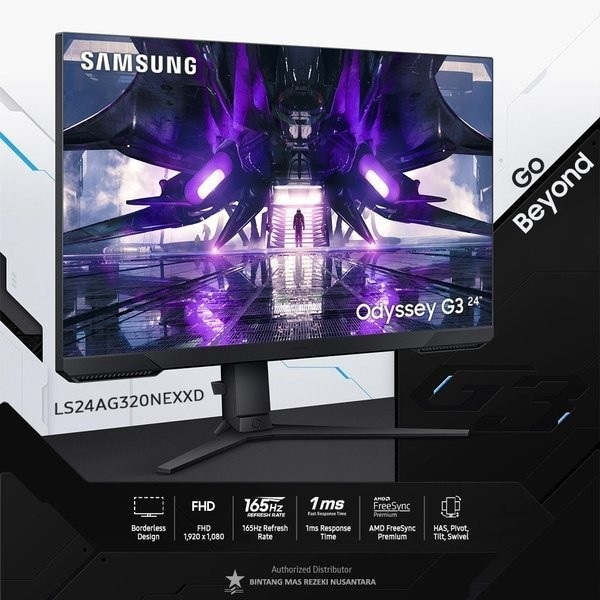 Jual LED Monitor Samsung 24 Inch LS24AG320NEXXD LS24AG32 Odyssey G3 ...