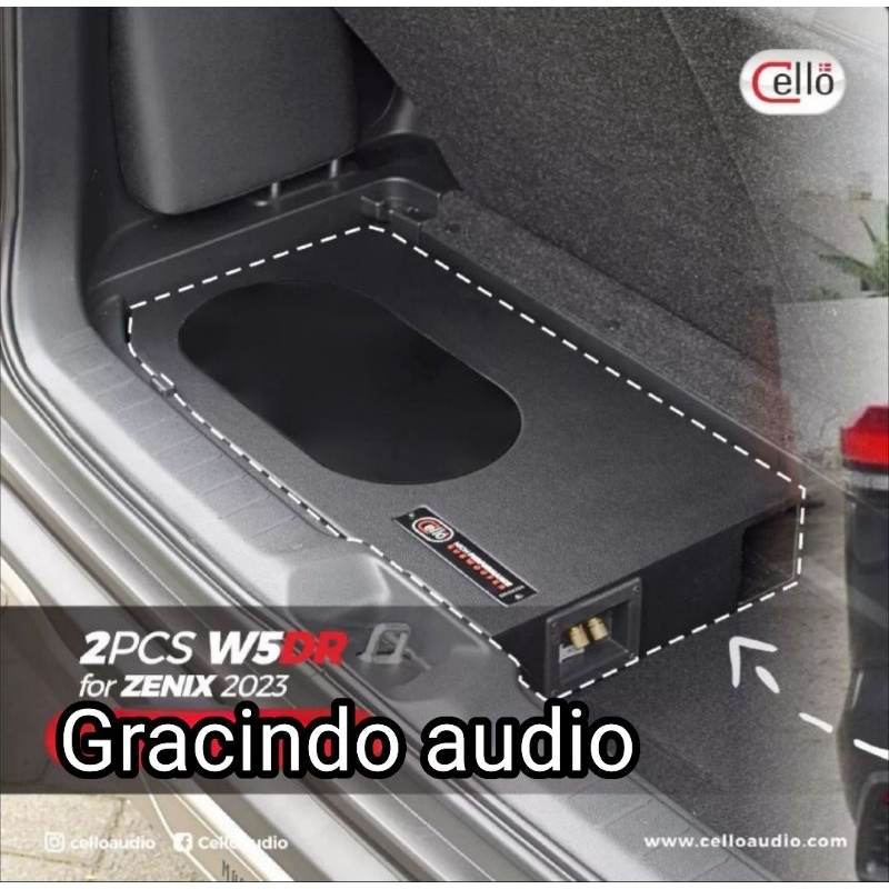 Jual Subwoofer Cello plus Pasive Box PNP Toyota Innova Zenix Original ...