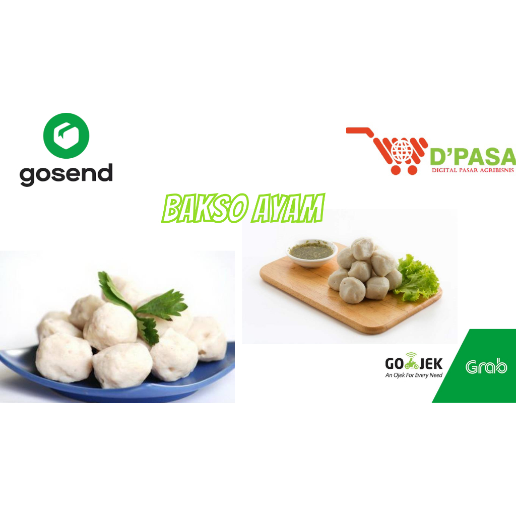 Jual KIRIM INSTAN Bakso Ayam 250gr untuk Bakso Bakar Frozen Food ...