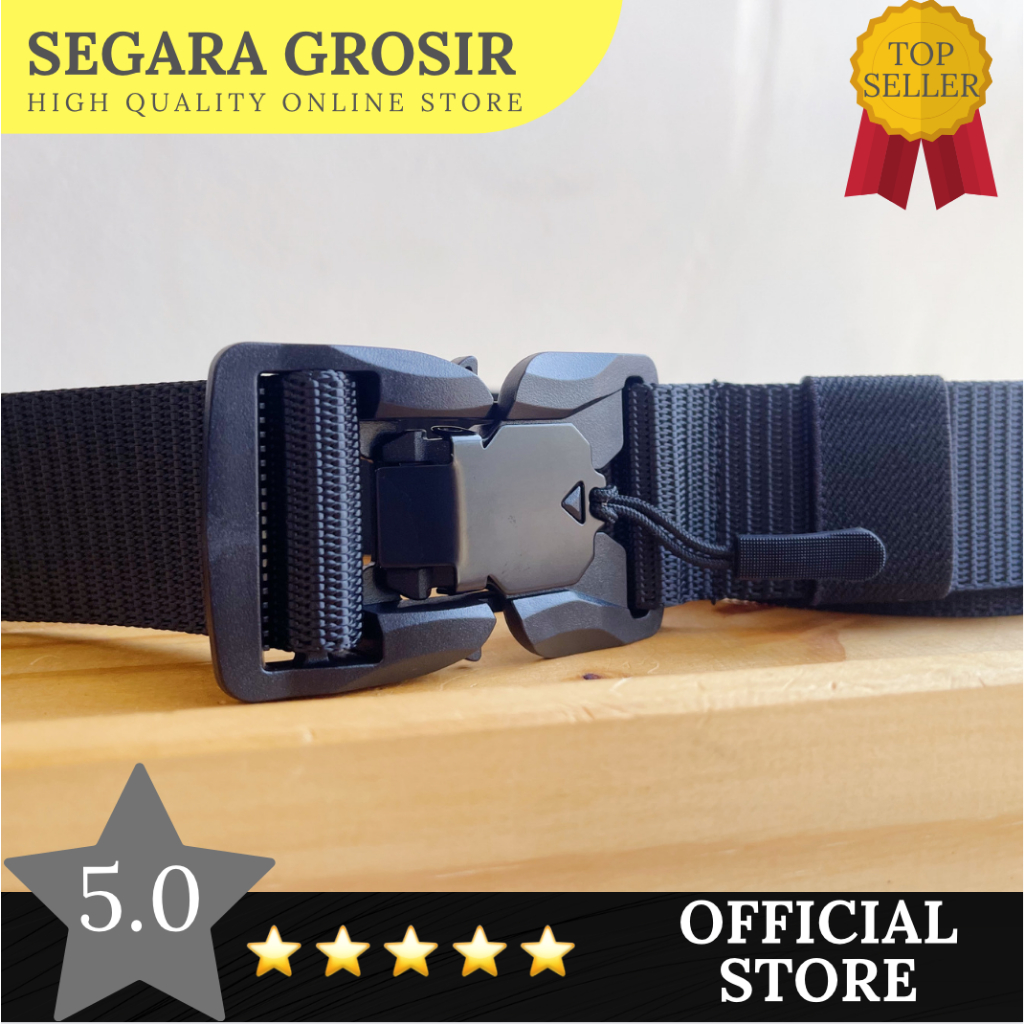 Jual Gesper Ikat Pinggang Magnet Nylon Canvas Sabuk Impor Tactical | Shopee Indonesia