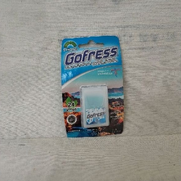 Jual GoFress Xylitol PEPPERMINT FLAVOR 50 mgr , permen go fress BIRU ...