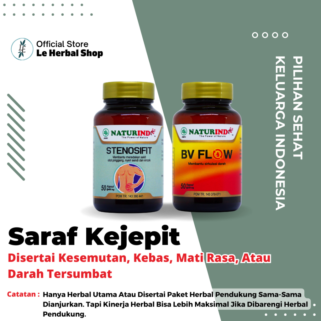 Jual Obat Saraf Syaraf Sarap Kejepit Pinggang Belakang Bokong Kaki ...