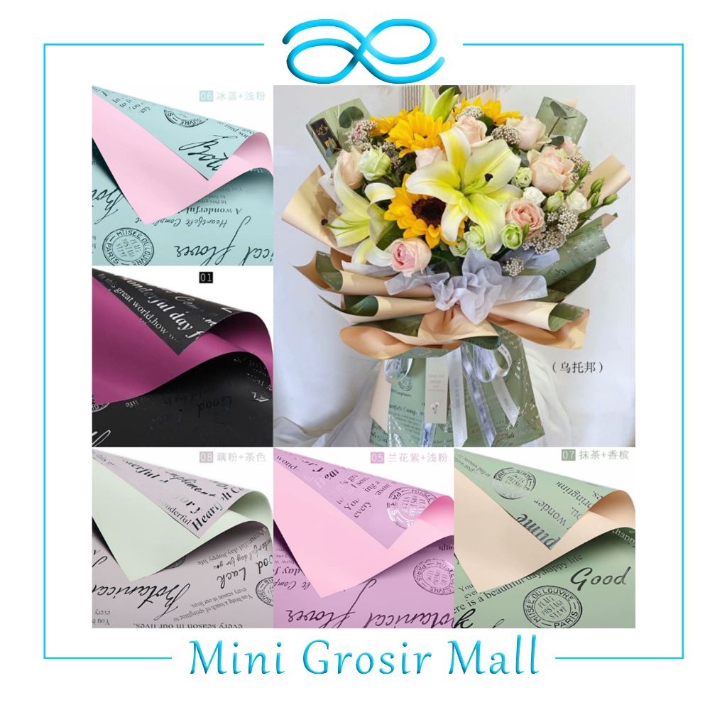 Jual Kertas Buket Kertas Bunga Kertas Buket Bunga Flower Wrapping ...